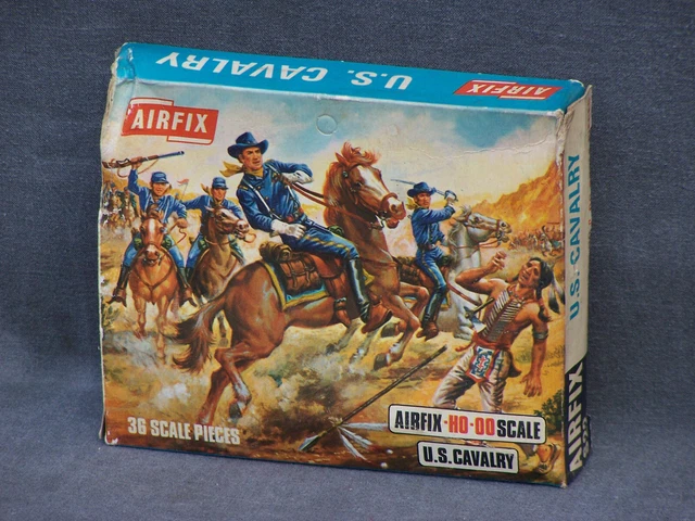 AIRFIX S22-69 U.S. Cavalry Figures 1/72 HO-OO Scale 34 Pieces Toy ...