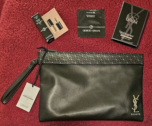 Yves Saint Laurent Beaute Black Bag Gorgio Armani Eyeshadow Makeup