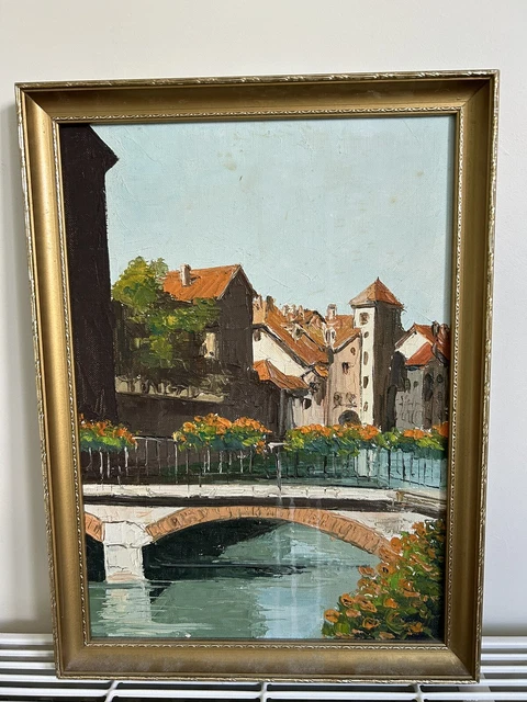 ANCIEN TABLEAU HUILE Sur Panneau EUR 15,00 - PicClick FR