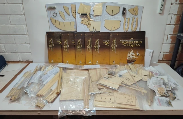 DEAGOSTINI HMS SOVEREIGN of the Seas 1:84 Model Issues 1-77 (No 44 ...