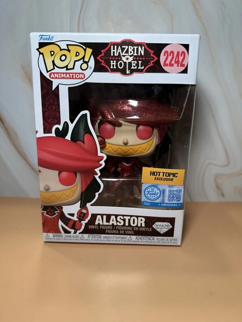 FUNKO POP! HAZBIN Hotel 2242 Alastor Hot Topic Diamond Exclusive In ...
