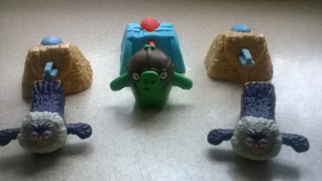 ANGRY BIRDS MCDONALDS Happy Meal Toy 2016 Launcher bundle £4.00 ...
