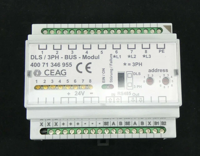 CEAG DLS / 3PH-Bus-Modul | 40071346955 | Produktionsdatum: 23/2013 EUR ...