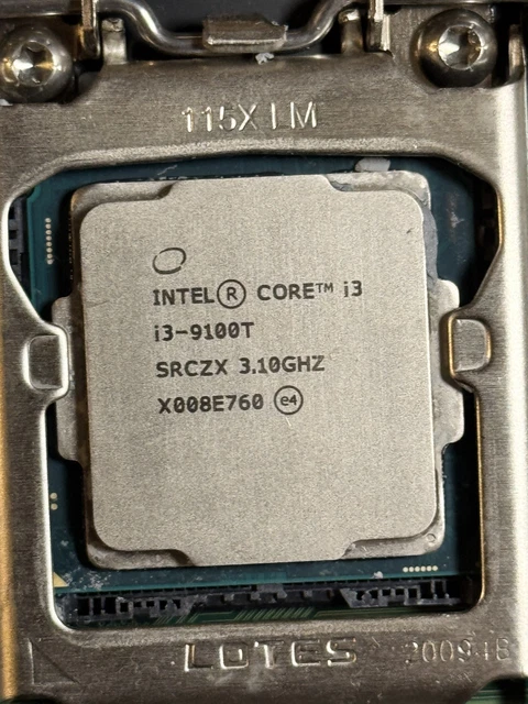 INTEL CORE I3-9100T lga 1151 with hp motherboard board £10.78 - PicClick UK