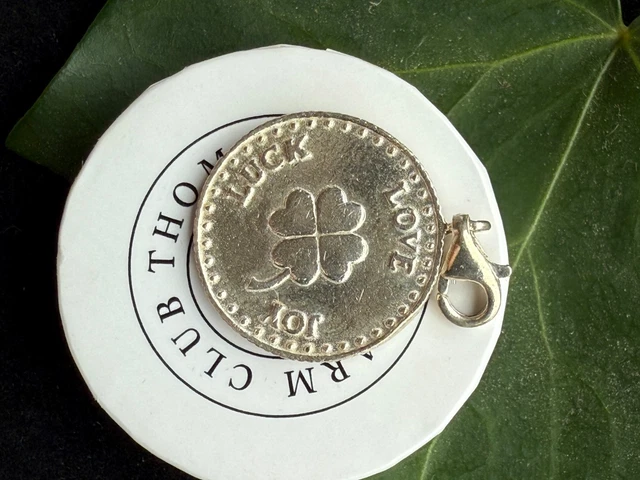 THOMAS SABO Charm Club 💖 Münze Coin Glück/Luck 🍀 ø 2 cm; 925er Silber ...