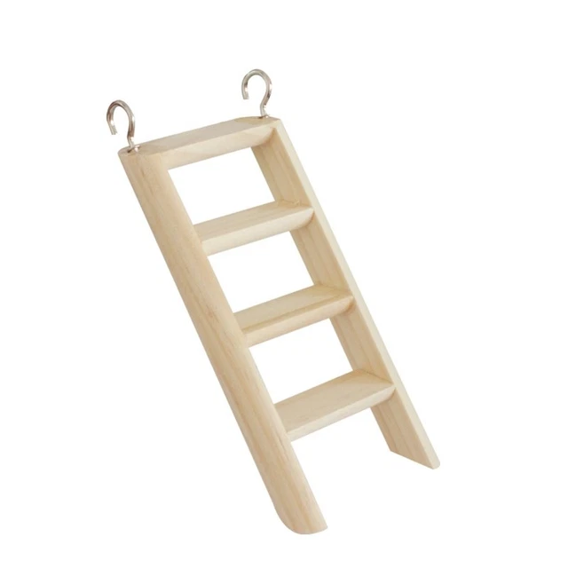 WOODEN CLIMBING LADDER Small Animal Chew Toy for Hamster Mouse $4.94 ...