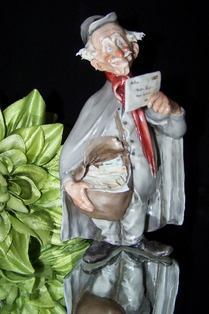 CAPODIMONTE POSTMAN FIGURE Giuseppe Cappe Vintage £64.99 - PicClick UK