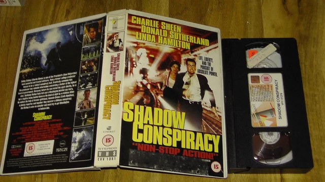 SHADOW CONSPIRACY VHS Video Big Box Ex Rental EIV EV Entertainment In ...