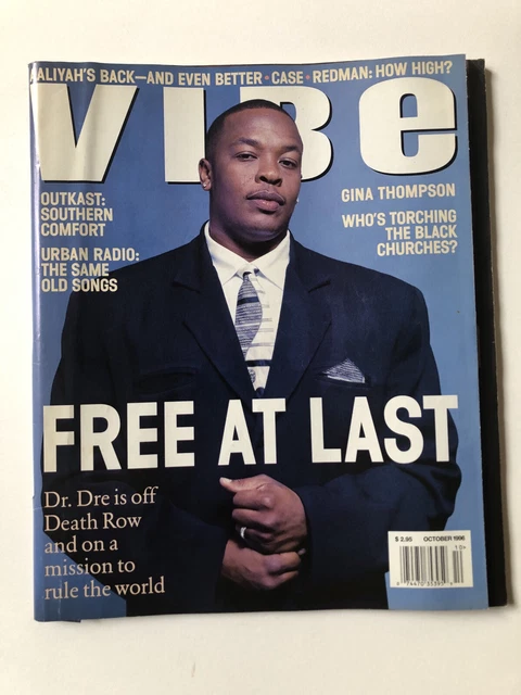 VIBE MAGAZINE VINTAGE rap hip hop October 1996 Dr. Dre OutKast Case ...