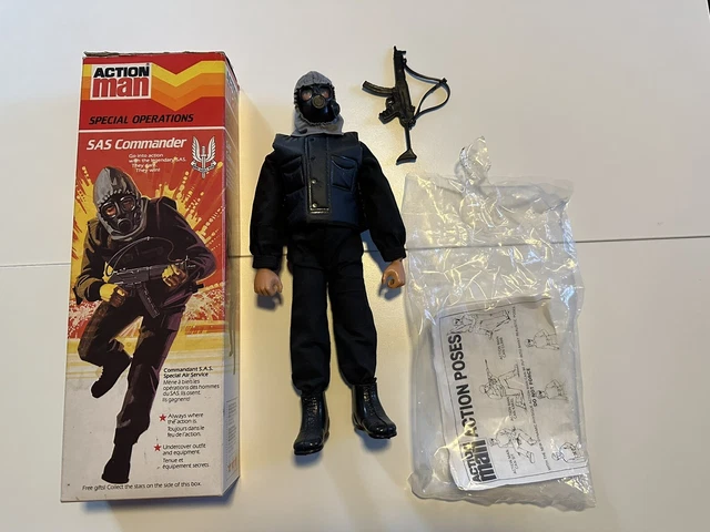 VINTAGE ACTION MAN SAS commander £211.00 - PicClick UK