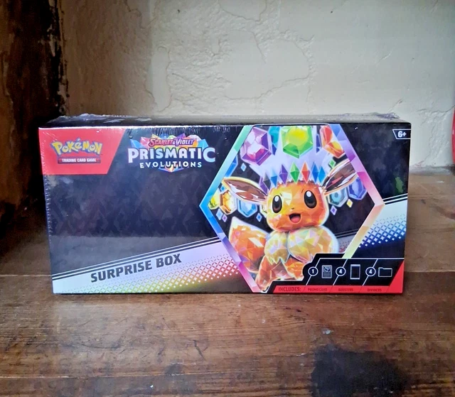 POKÉMON TCG: SCARLET & Violet-Prismatic Evolutions Surprise Box NEW EUR 41,81 - PicClick IT