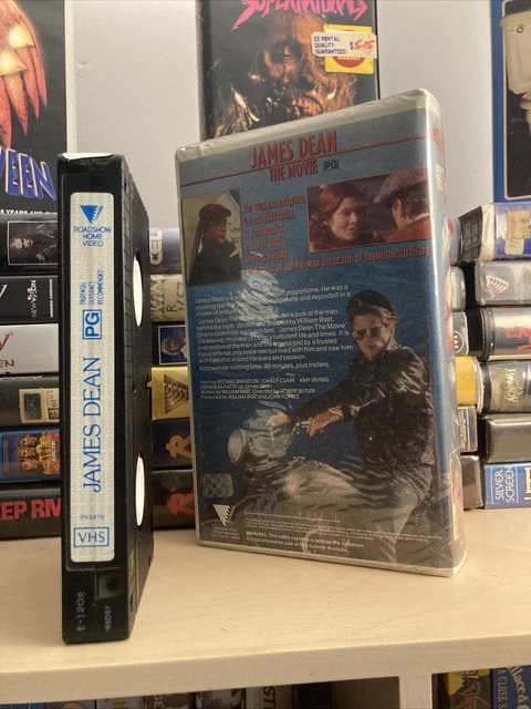 JAMES DEAN THE Movie - Vhs Roadshow Premiere Classics Drama Clamshell Ex Rental $10.00 - PicClick AU