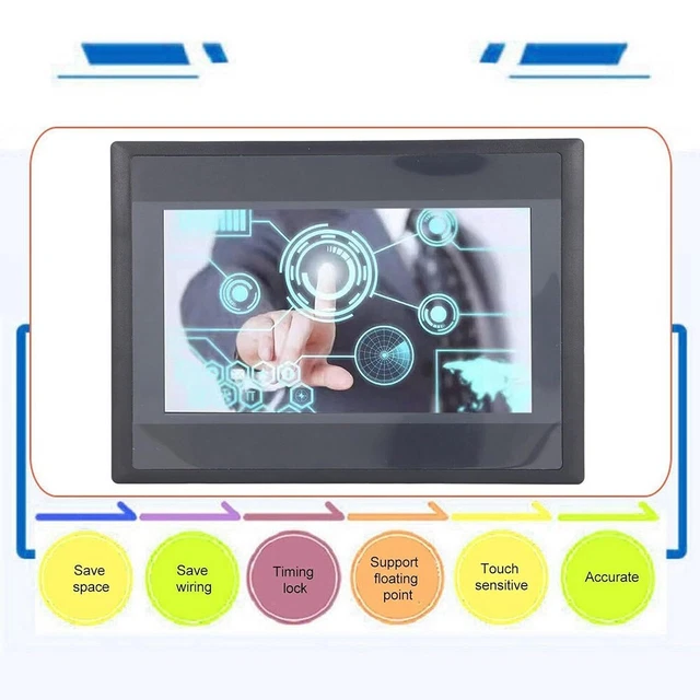 ??CRAN LCD TFT HMI Easy Install 7 pouces compatible avec pour mod??les FX3U EUR 128,84 - PicClick FR