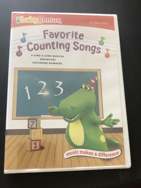 BABY GENIUS - Favorite Counting Songs (DVD,) New 0-48 Months 📀 Learning ...