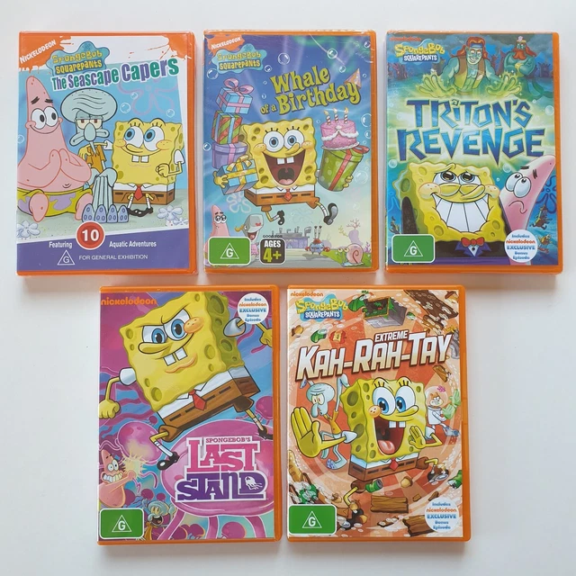 SPONGEBOB SQUAREPANTS DVD Collection (5-Disc) PAL Region 4 (3xSealed ...