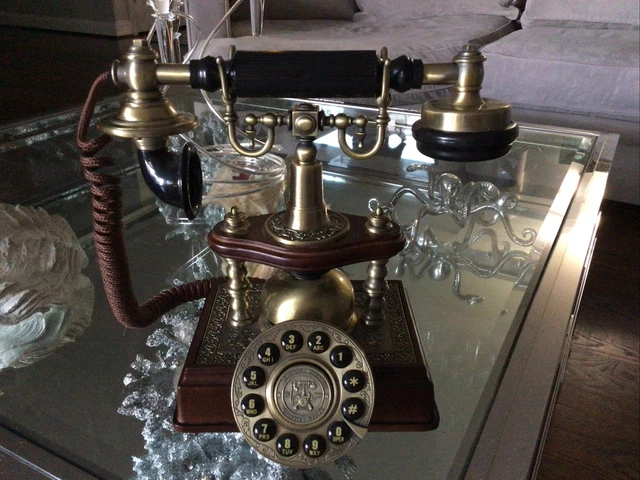 ANTIQUE LOOK PHONE Paramount Collection Classic Series Push Button Dial ...