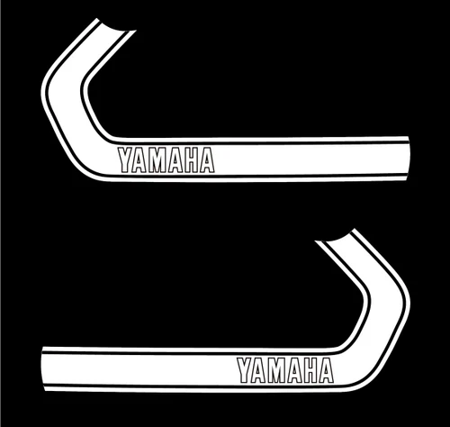 YAMAHA DT 125 DTE DTF - Kit Sticker decals - 1976 - Black or Green ...