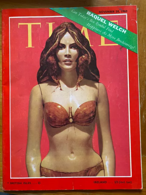 Time Magazine 1969 Raquel Welch Sex Symbol Moon Landing Kennedys Pics
