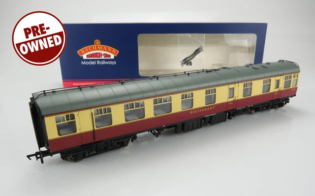 OO GAUGE BACHMANN 39-105A BR MK1 Crimson Cream Coach RU Restaurant Car ...