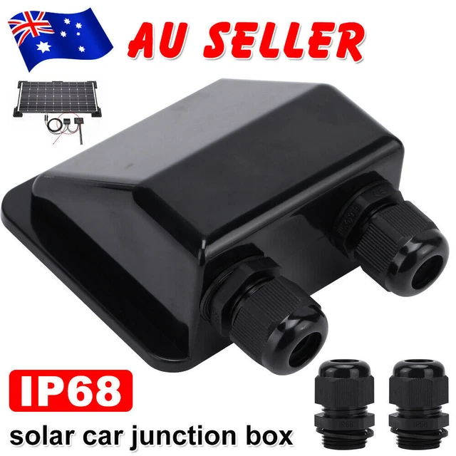 CABLE ENTRY GLAND Box Solar Panel Kit For Roof Caravan Boat Motorhome ...