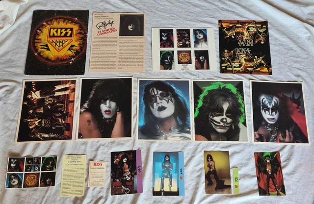 KISS AUCOIN MEMORABILIA- 1978 Near Complete Kiss Army Kit - Usa Version ...