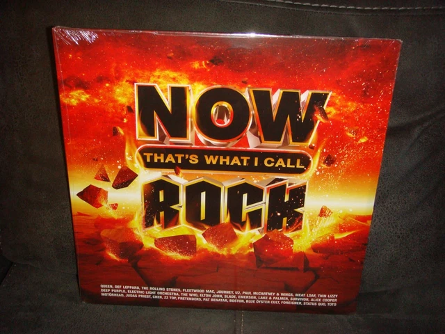 NOW THAT'S WHAT I CALL ROCK - TRIPLE 3 x VINYL LP RECORD ALBUM-SEALED £ ...
