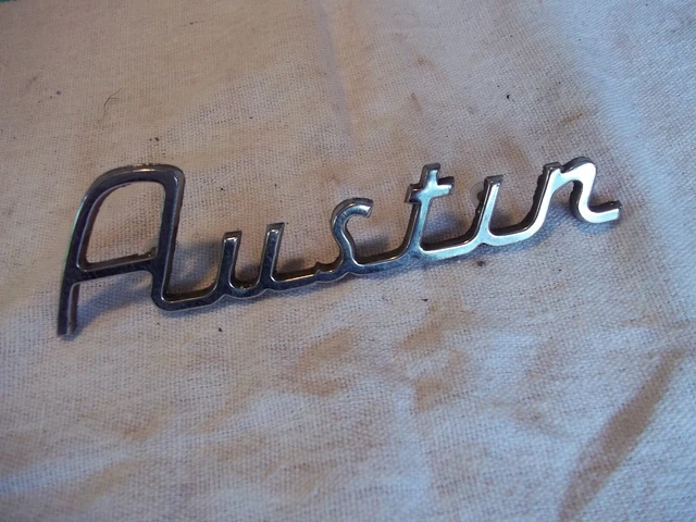 CLASSIC AUSTIN MINI Mk1 Boot Badge. Original 1960's. £4.99 - PicClick UK