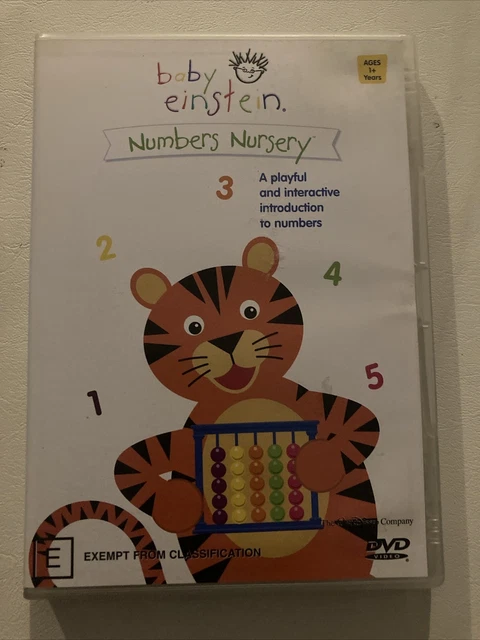 BABY EINSTEIN | Numbers Nursery | Dvd | Intro To Numbers | Great $12.99 ...