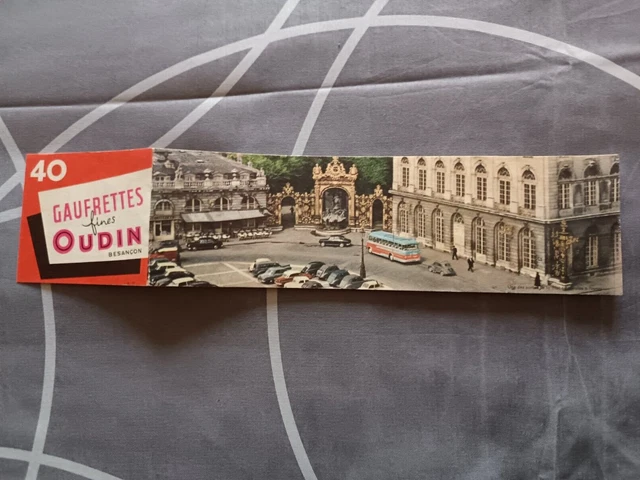 RARE PUB GAUFRETTES OUDIN - place STANISLAC NANCY EUR 0,40 - PicClick FR