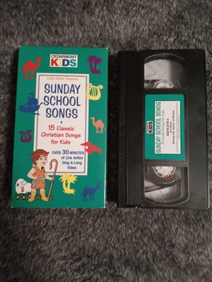CEDARMONT KIDS SUNDAY School Songs VHS 15 Classic Christian Church RARE VINTAGE £61.39 - PicClick UK