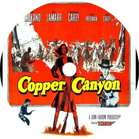 COPPER CANYON (1950) Ray Milland Hedy Lamarr DVD Western Drama £3.75 ...