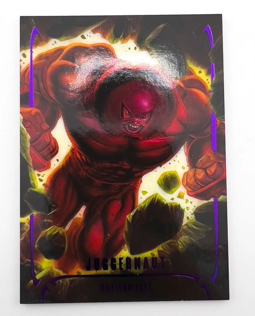 2024 MARVEL MASTERPIECES Nahuel Grego #76 Juggernaut - Epic Purple /199 ...