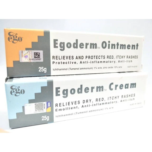 CRÈME / POMMADE Egoderm - Pour les démangeaisons, l'inflammation, la ...