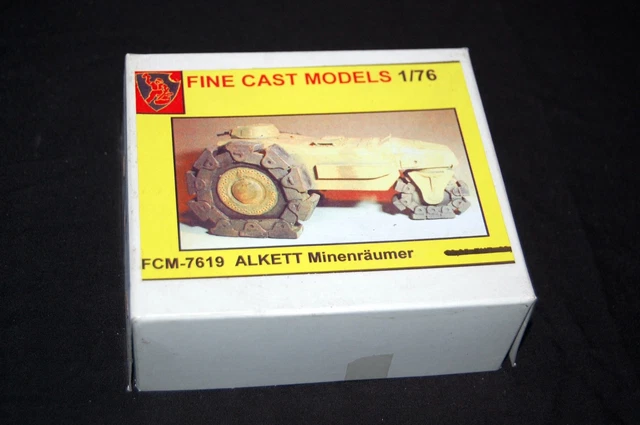 FINE CAST MODELS 1/76 Scale Alkett Vs.Kfz.617 Schwere Minenraumer Model ...
