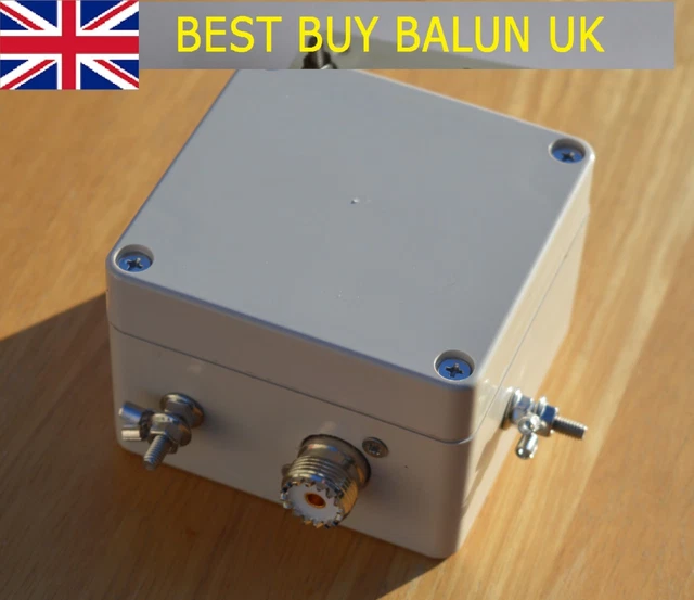 HAM RADIO ULTIMATE UNUN Balun 9:1 1500w type 61 core extremely flat ...