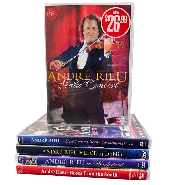 ANDRE RIEU DVD Bundle X5 PAL Region 0 Music Gala Concert, Dublin ...