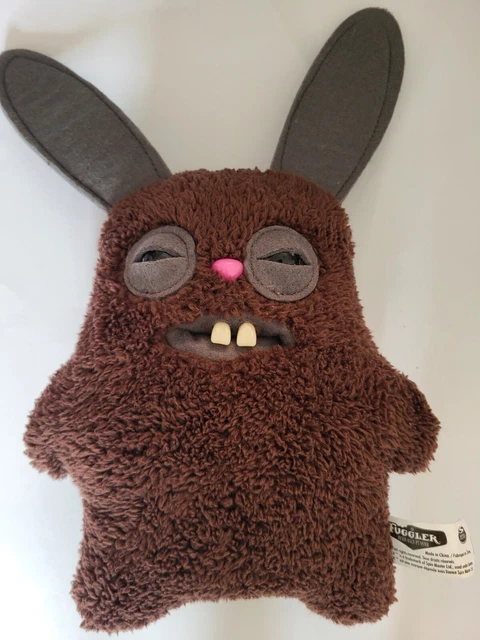 FUGGLER RABID RABBIT Brown Funny Ugly Monster Soft Toy Plush £22.99 ...