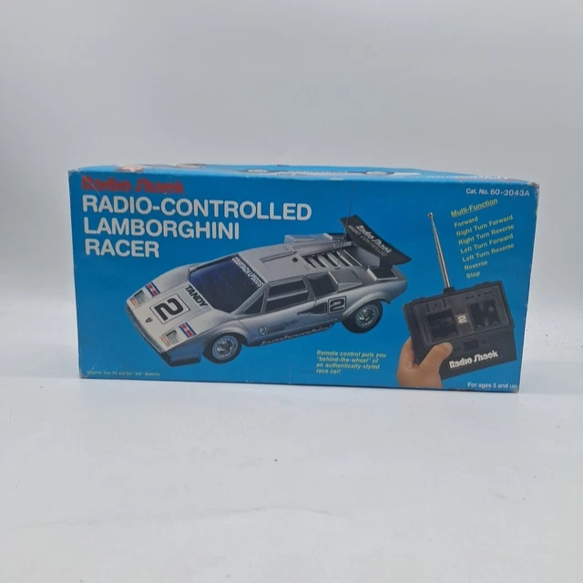 VINTAGE RADIO SHACK Radio Controlled Lamborghini Racing Car £29.99 ...