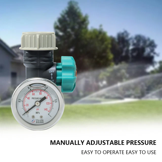 VALVOLA RIDUTTRICE ACQUA regolabile con misuratore valvola acqua ...