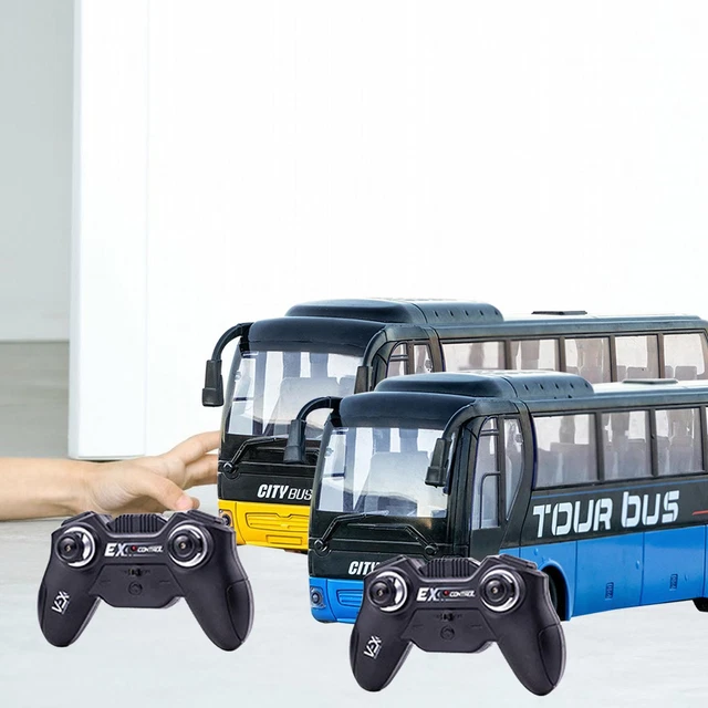 RC CITY BUS High Simulation School Bus Toy Lightweight with Lights ...