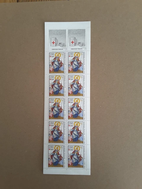 TIMBRE CARNET de la croix rouge de 1993 saint Nicolas neuf EUR 10,00 - PicClick FR