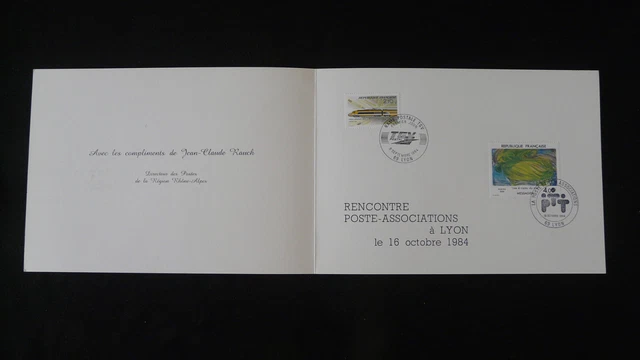 RAILROADS TRAIN TGV FDC folder France 1984 £0.20 - PicClick UK