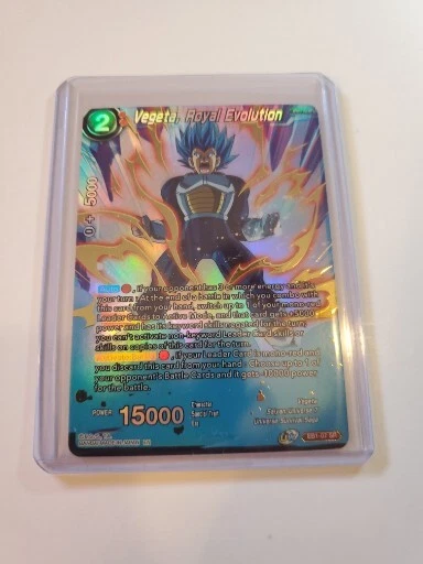 VEGETA, ROYAL EVOLUTION EB1-07 SR Dragon Ball Super Battle Evolution ...