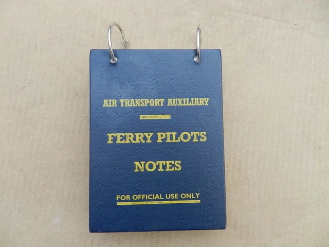 WW2 ATA AIR Transport Auxiliary Ferry Pilot's Notes £24.95 - PicClick UK