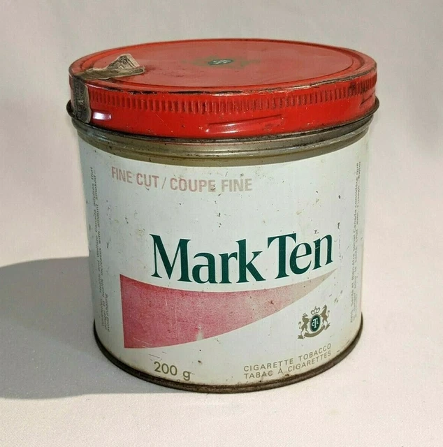 VINTAGE MARK TEN TOBACCO TIN CAN (Box Q4) $13.00 - PicClick CA