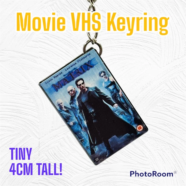 THE MATRIX RETRO Mini VHS Video Box Keychain - Miniature Collectible £4 ...
