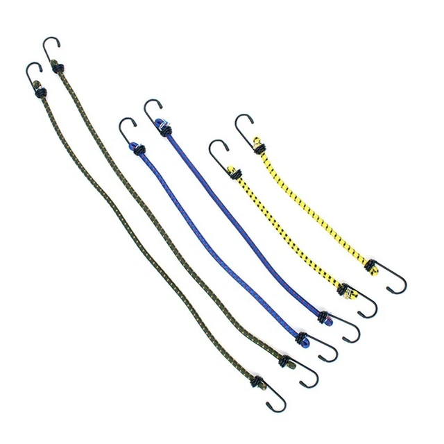 6 PCS/SET ADJUSTABLE Length Bungee Cord Cords Heavy Duty Outdoor $26.79 ...