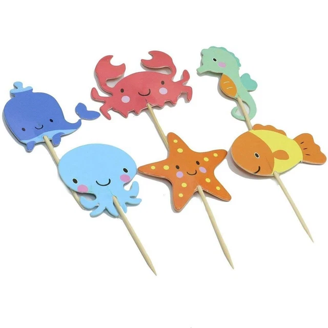 DIY BIRTHDAY PARTY Cupcake Toppers Cake Decorations Cake Flags Party ...