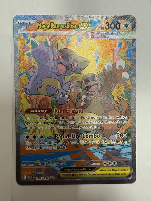 POKEMON TCG MEGA Kangaskhan Ex Mega Evolution 182/132 English £79.09 ...