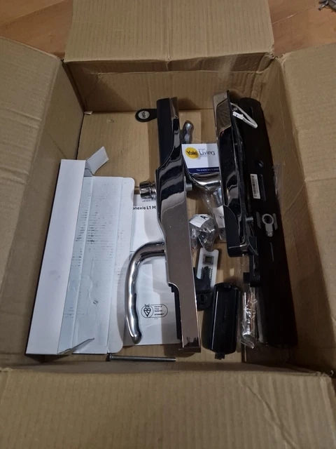 YALE SDL1000CH CONEXIS L1 Chrome Security Handle Smart Door Lock ...
